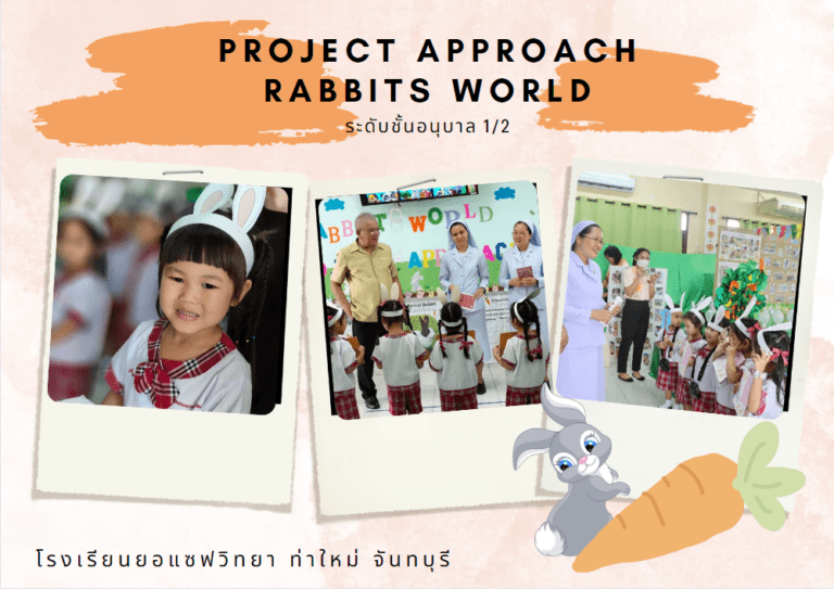 Project Approach เรื่องกระต่าย 2567 อนุบาล 1/2 โรงเรียนยอแซฟวิทยา